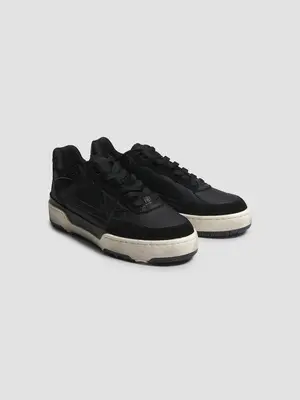GOLDEN GOOSE Forty2 Leather Low-top Sneakers - Black