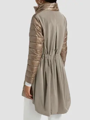 Herno Shiny Nylon High-low Jacket