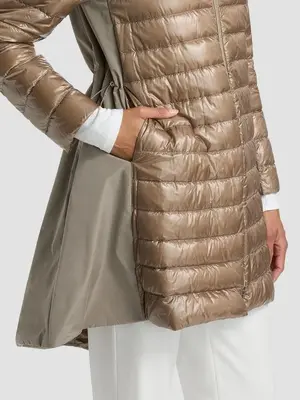 Herno Shiny Nylon High-low Jacket