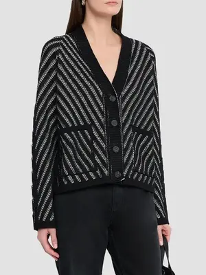 GOLDEN GOOSE Journey Olidia Fringed Cardigan