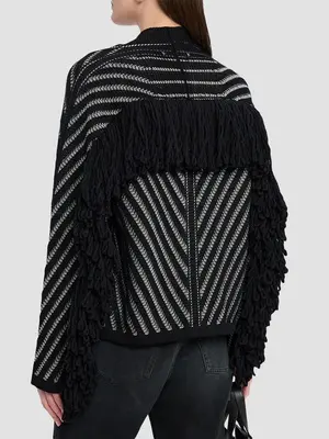GOLDEN GOOSE Journey Olidia Fringed Cardigan