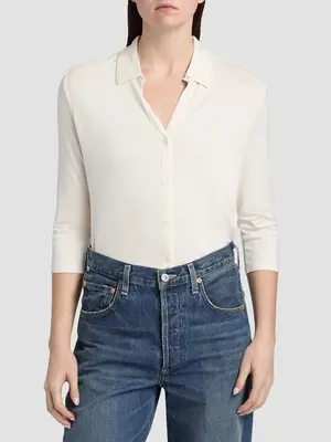 Majestic Filatures Soft Touch Semi-relaxed Shirt