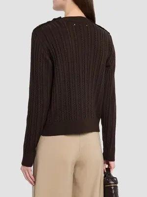 GOLDEN GOOSE Journey Ofra Cable-knit Sweater