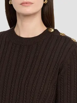 GOLDEN GOOSE Journey Ofra Cable-knit Sweater
