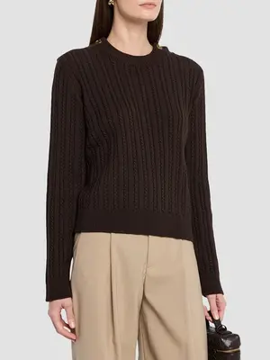 GOLDEN GOOSE Journey Ofra Cable-knit Sweater
