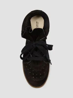 Isabel Marant Étoile Bobby Suede High-top Sneakers - Black