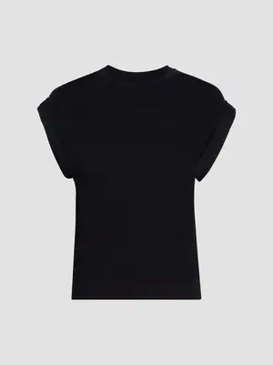 Majestic Filatures French Terry Crewneck T-shirt - Noir