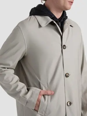 Herno Storm System Virgin Wool Trench Coat