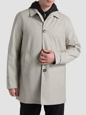 Herno Storm System Virgin Wool Trench Coat