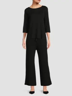 Majestic Filatures Soft Touch Pleated Back Top