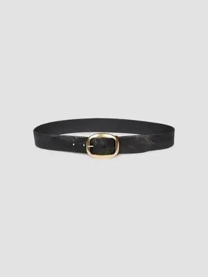 Isabel Marant Étoile Dara Leather Belt - Black