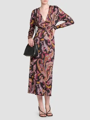 Etro Extra-small Libra Leather Shopper Tote Bag