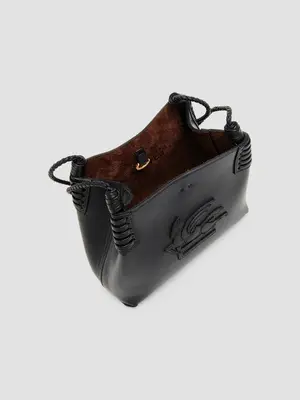 Etro Extra-small Libra Leather Shopper Tote Bag