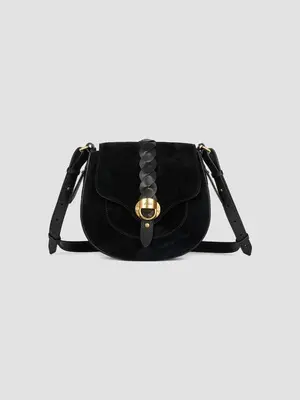 Isabel Marant Étoile Small Altay Suede Crossbody Bag Black