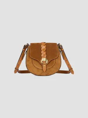 Isabel Marant Étoile Small Altay Suede Crossbody Bag - Cognac