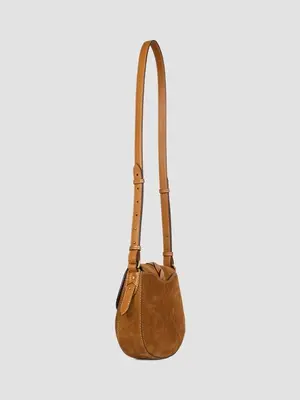 Isabel Marant Étoile Small Altay Suede Crossbody Bag - Cognac