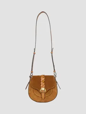 Isabel Marant Étoile Small Altay Suede Crossbody Bag - Cognac