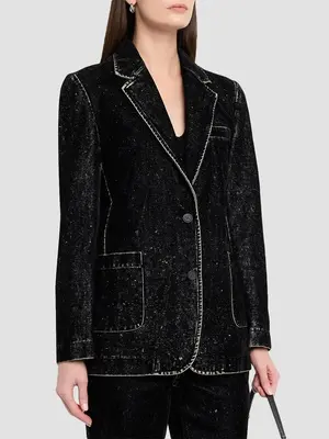 GOLDEN GOOSE Journey Velvet-effect Jacket