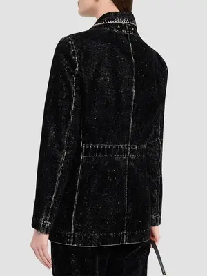 GOLDEN GOOSE Journey Velvet-effect Jacket