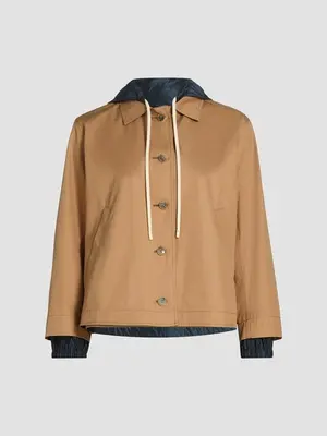 Herno Cotton & Techno Taffeta Reversible Jacket