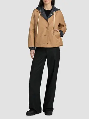 Herno Cotton & Techno Taffeta Reversible Jacket