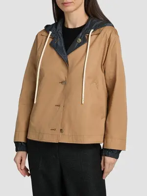 Herno Cotton & Techno Taffeta Reversible Jacket