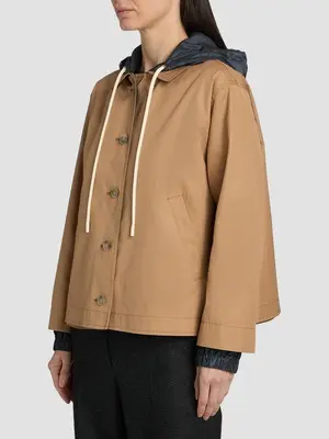 Herno Cotton & Techno Taffeta Reversible Jacket