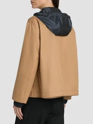 Herno Cotton & Techno Taffeta Reversible Jacket