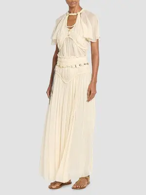 Isabel Marant Étoile Rosly Bead & Leather Self-tie Belt