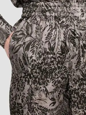 GOLDEN GOOSE Golden Floral Twill Pants