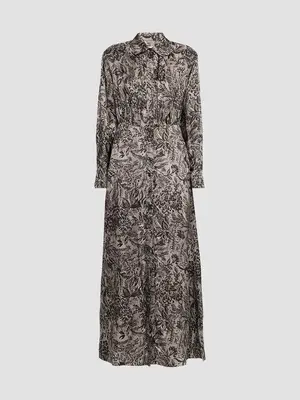 GOLDEN GOOSE Golden Floral A-line Shirtdress