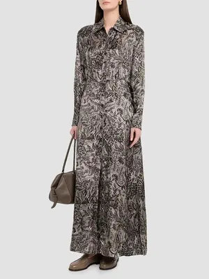 GOLDEN GOOSE Golden Floral A-line Shirtdress