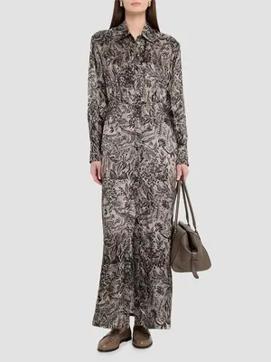 GOLDEN GOOSE Golden Floral A-line Shirtdress