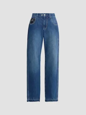 Isabel Marant Étoile Jeyda Cotton Wide-leg Jeans