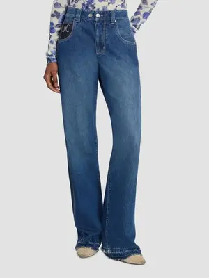 Isabel Marant Étoile Jeyda Cotton Wide-leg Jeans