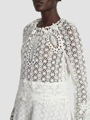 Isabel Marant Étoile Hizene Lace Cotton Minidress