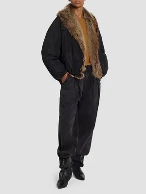Isabel Marant Étoile Charone Faux-fur Trim Jacket