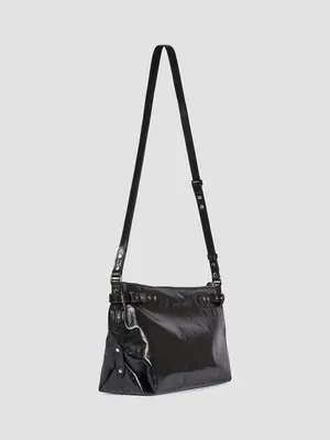 Isabel Marant Étoile Winna Day Leather Shoulder Bag - Black
