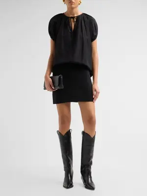 Isabel Marant Étoile Denvee Leather Western Boots