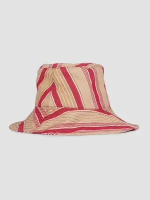 Isabel Marant Étoile Shaelyn Herringbone Cotton Bucket Hat