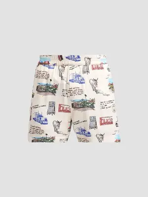 Rhude Highway Graphic Shorts