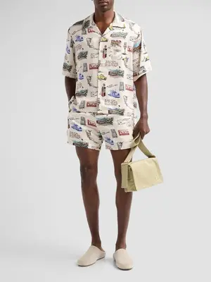 Rhude Highway Graphic Shorts
