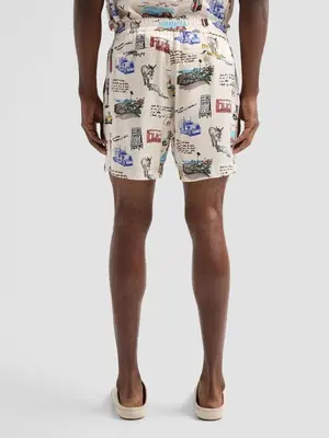 Rhude Highway Graphic Shorts