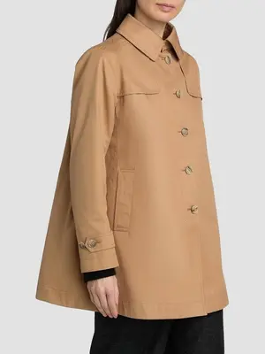 Herno Logo-trim Short Trench Coat
