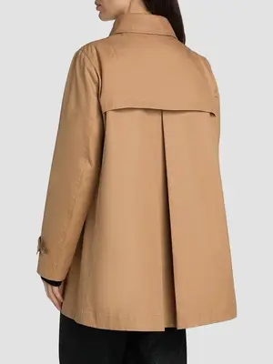 Herno Logo-trim Short Trench Coat