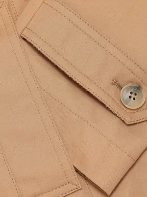 Herno Logo-trim Short Trench Coat