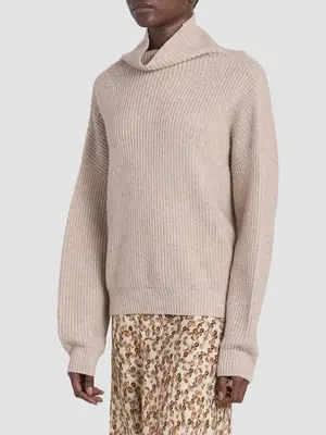 Isabel Marant Étoile Brooke Merino Wool-cashmere Turtleneck Sweater
