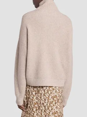 Isabel Marant Étoile Brooke Merino Wool-cashmere Turtleneck Sweater