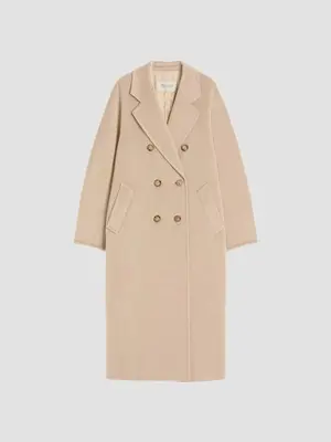 Max Mara Icon Madame Wool Cashmere Double-breasted Coat - Sand