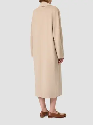Max Mara Icon Madame Wool Cashmere Double-breasted Coat - Sand